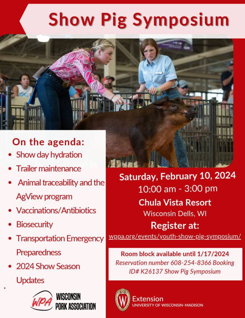 Youth Show Pig Symposium - Wisconsin Pork Association