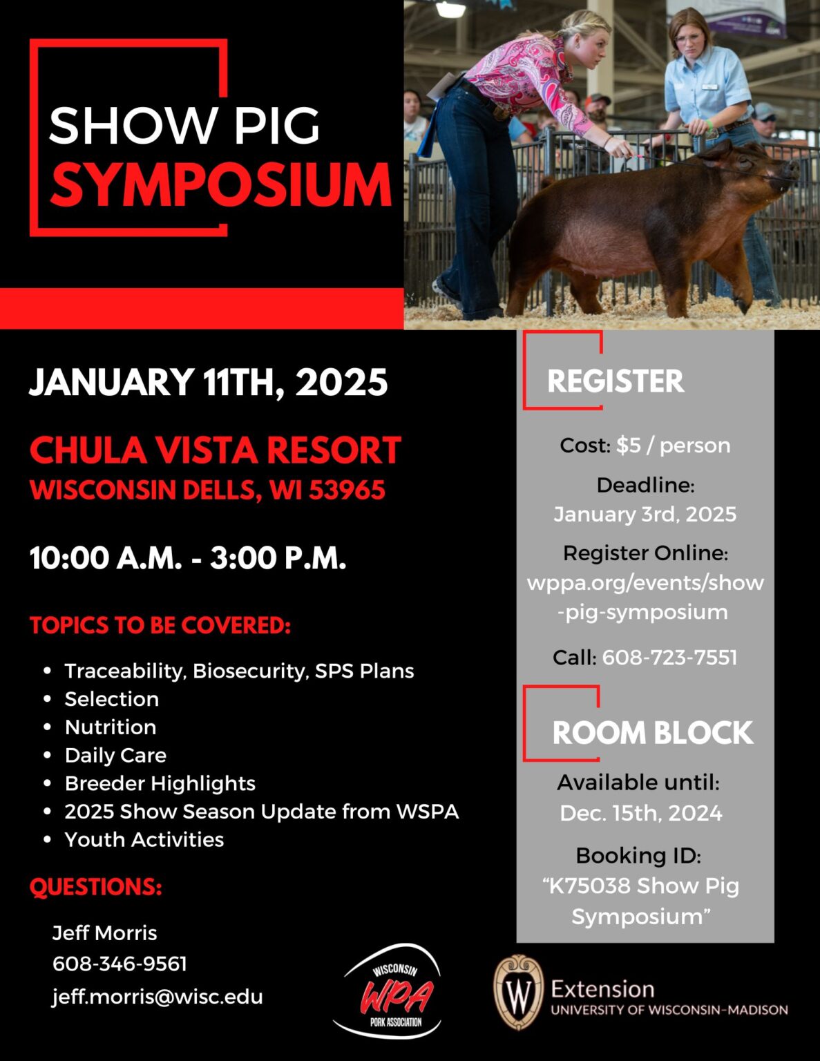 Youth Show Pig Symposium - Wisconsin Pork Association